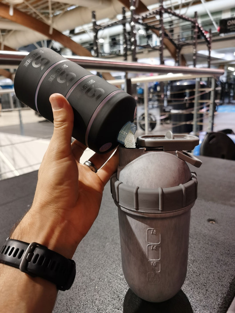 Protein Powder Stackable Storage Container 85g / 3oz, Rose Gold ...